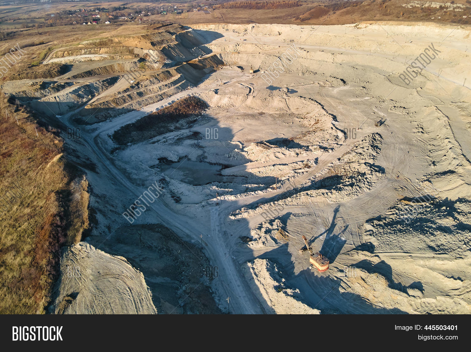 Aerial View Open Pit Image & Photo (Free Trial) | Bigstock