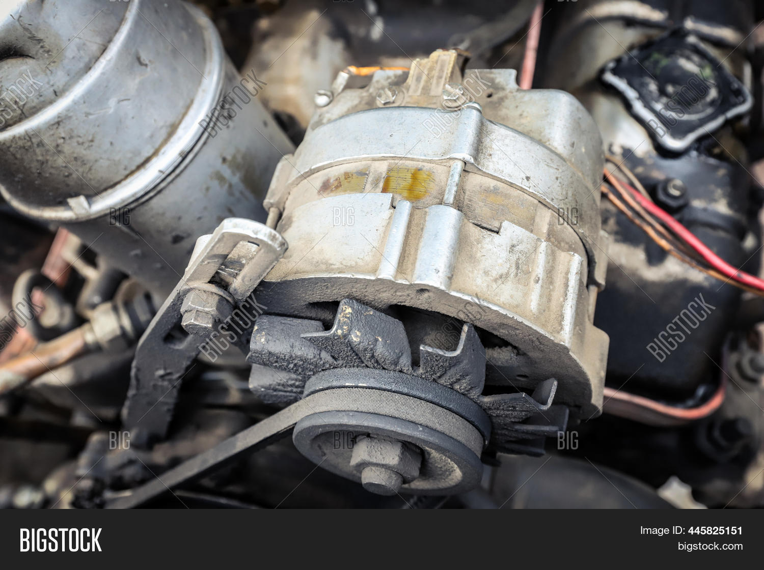 Old Car Generator - Image & Photo (Free Trial) | Bigstock