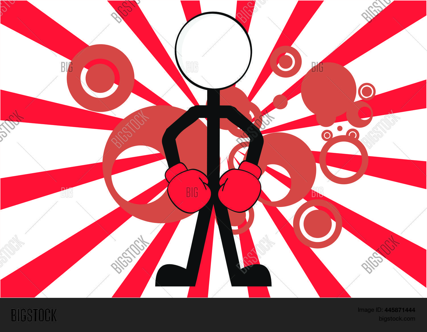 Fighter Pictogram Man Vector & Photo (Free Trial) | Bigstock
