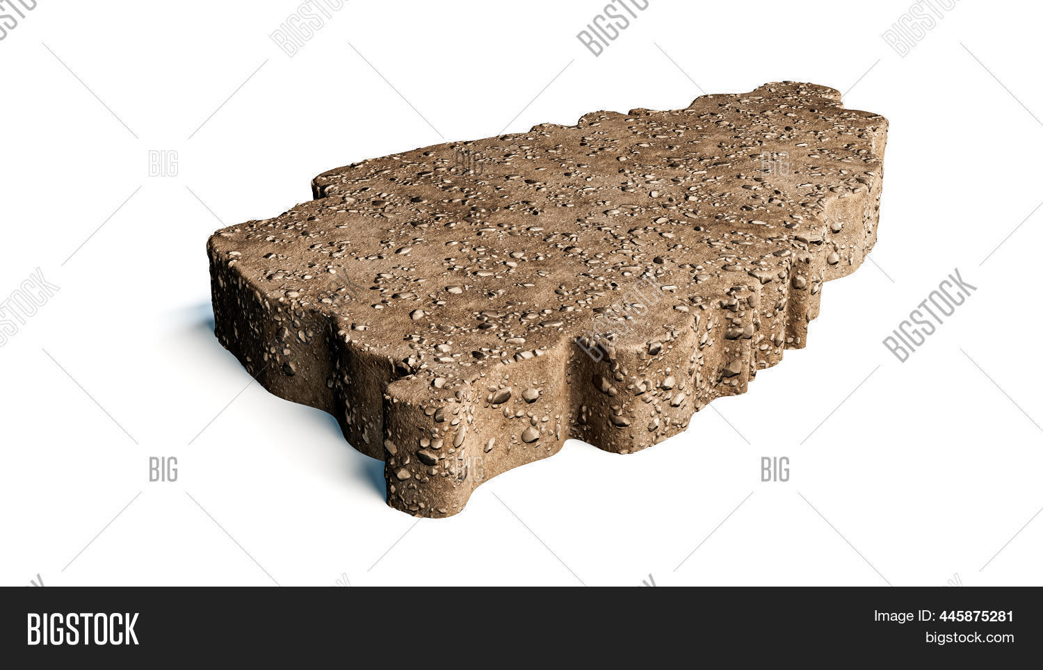 Saint Lucia Map Ground Image & Photo (Free Trial) | Bigstock