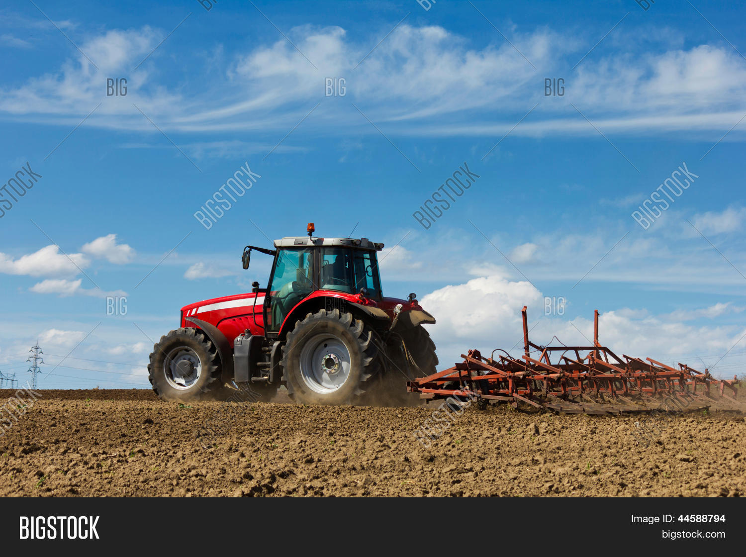 Farmer Plowing Field. Image & Photo (Free Trial) | Bigstock