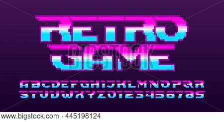 Retro Game Alphabet Vector & Photo (Free Trial) | Bigstock