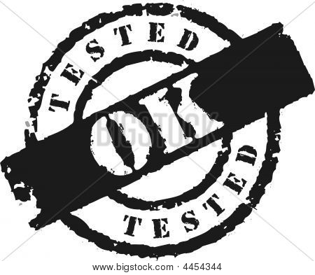 Stamp 'tested Ok' Image & Photo (Free Trial) | Bigstock