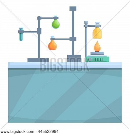 Research Lab Table Vector & Photo (Free Trial) | Bigstock