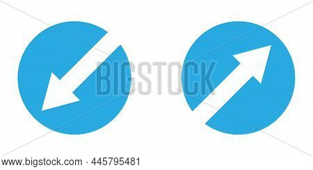 Keep Left Right Sign Vector & Photo (Free Trial) | Bigstock
