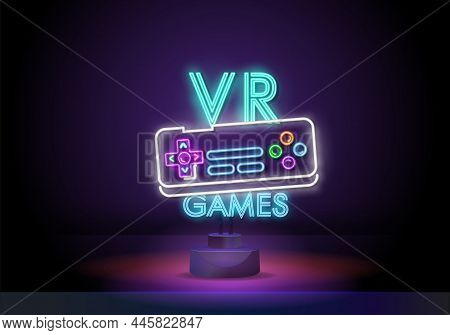 Vr Games Logos Vector Vector & Photo (Free Trial) | Bigstock