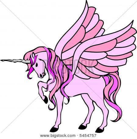 Pink Unicorn Wings Image & Photo (Free Trial) | Bigstock