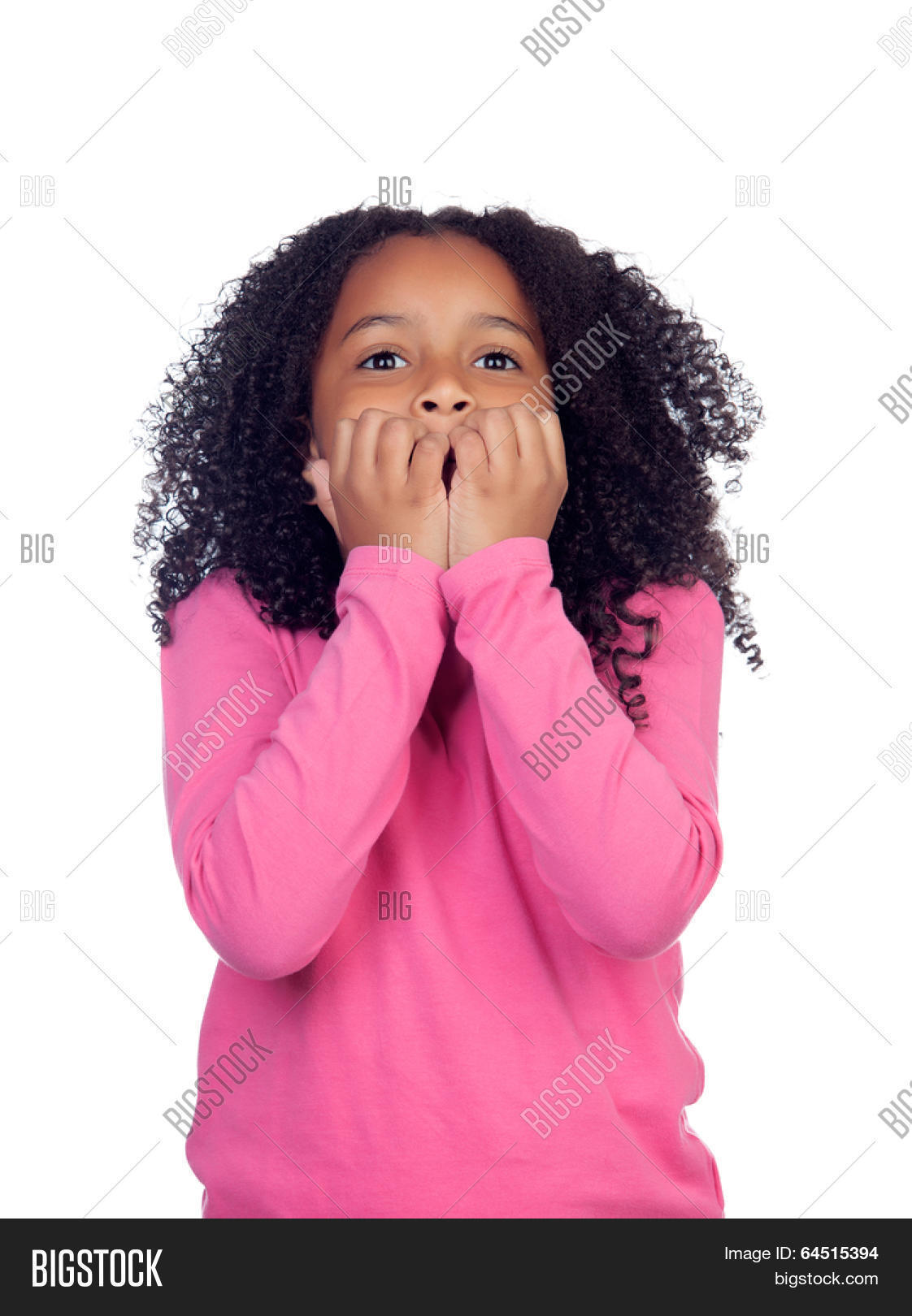 Nervous Little Girl Image & Photo (Free Trial) | Bigstock