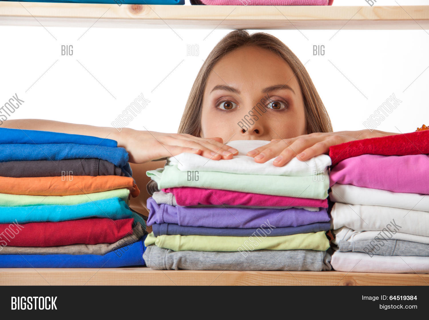 Young Woman Hiding Image & Photo (Free Trial) | Bigstock