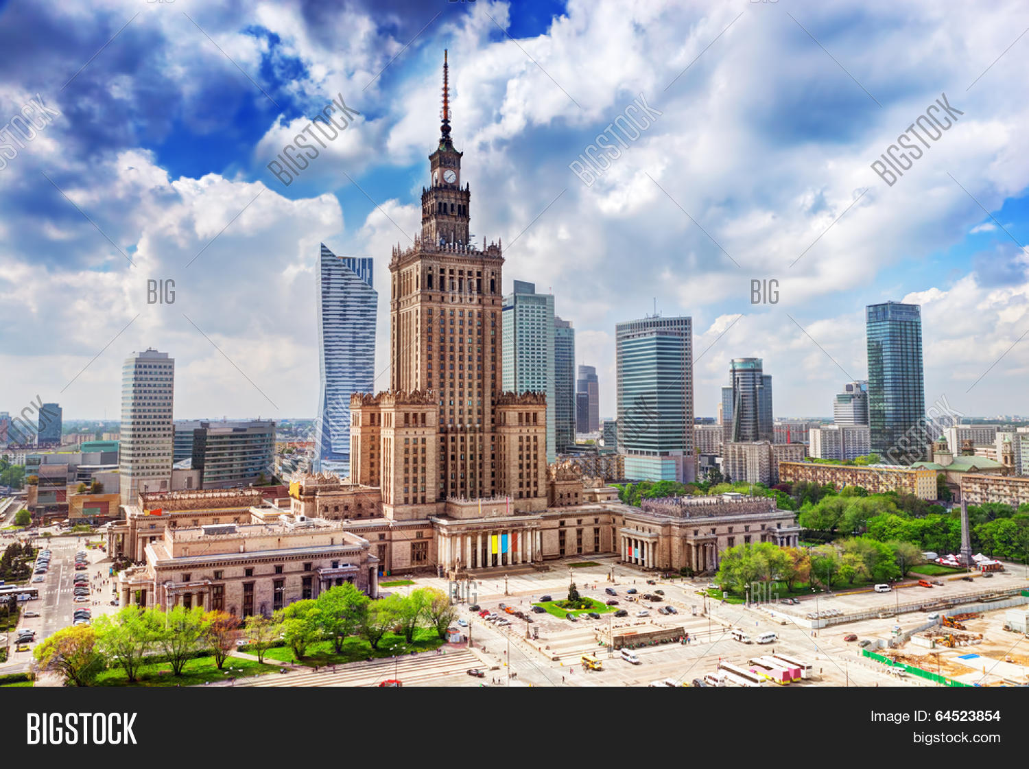 Warsaw, Poland. Aerial Image & Photo (Free Trial) | Bigstock
