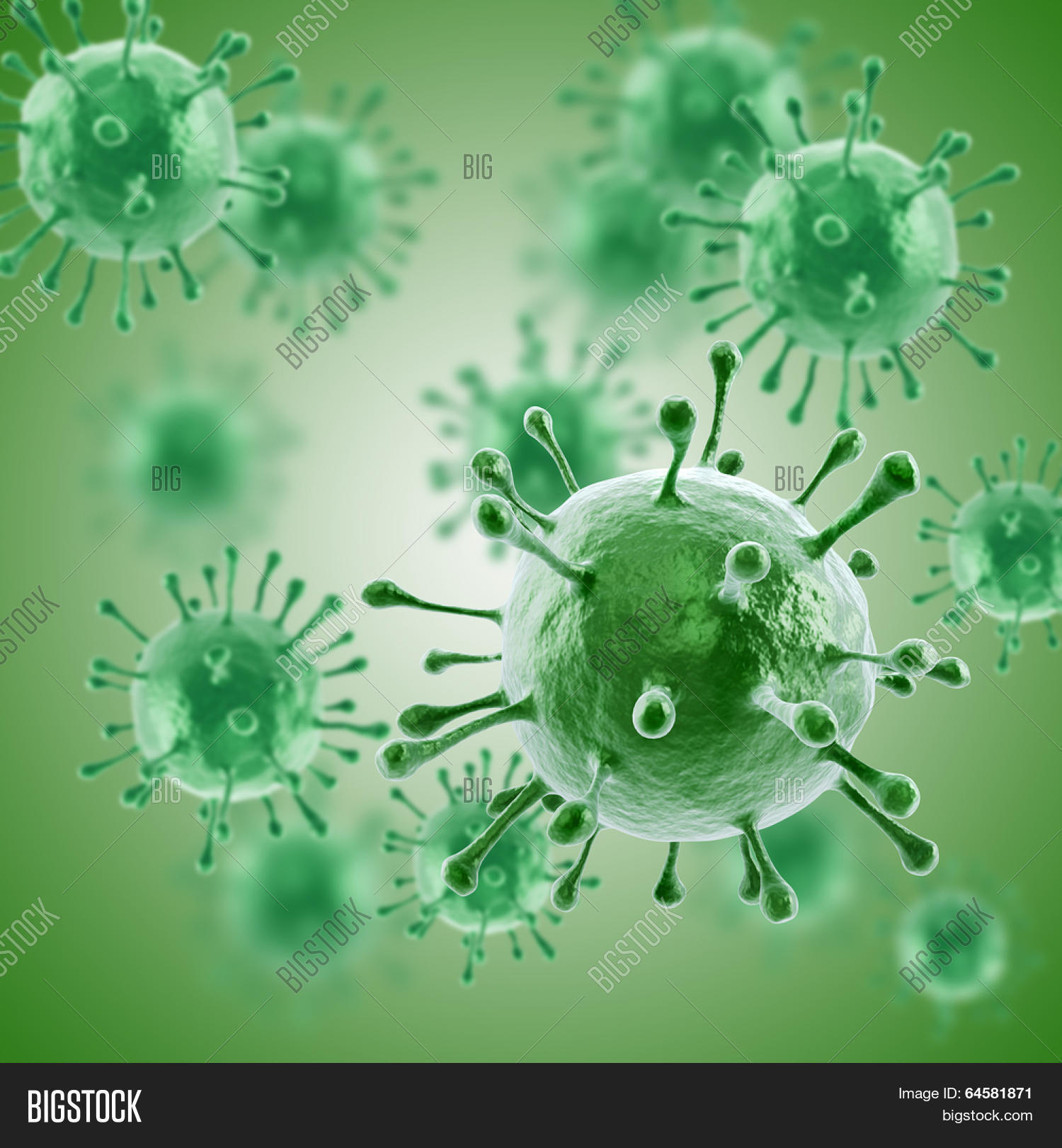 3d Cell Virus Image & Photo (Free Trial) | Bigstock