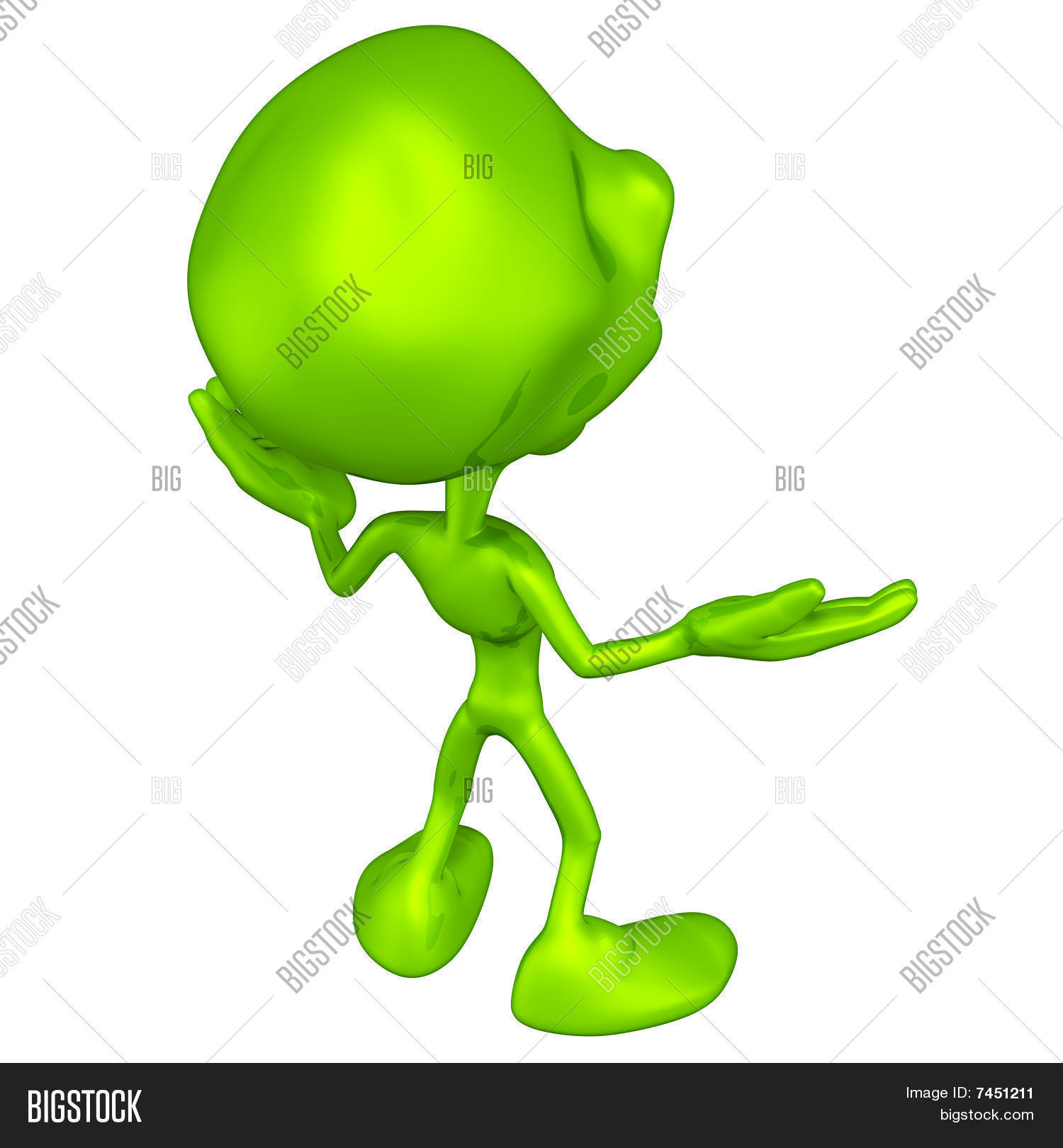 Mini Alien Image And Photo Free Trial Bigstock