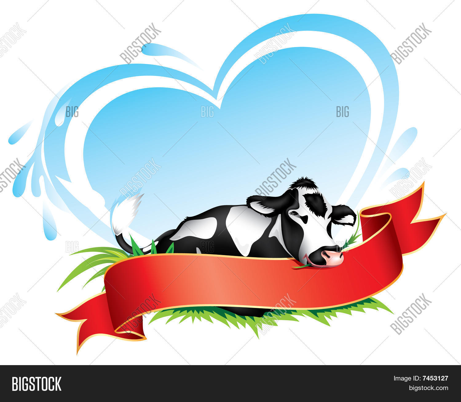 Cow Banner Vector & Photo (Free Trial) | Bigstock