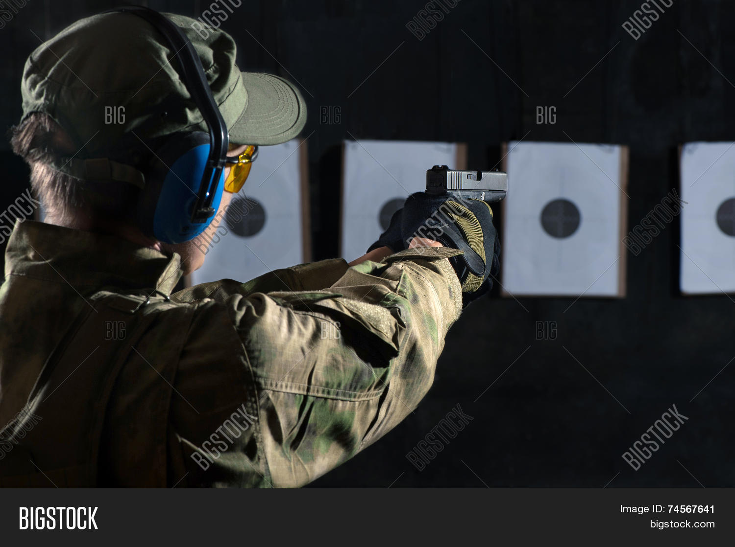 Man Shooting Rifle Image & Photo (Free Trial) | Bigstock