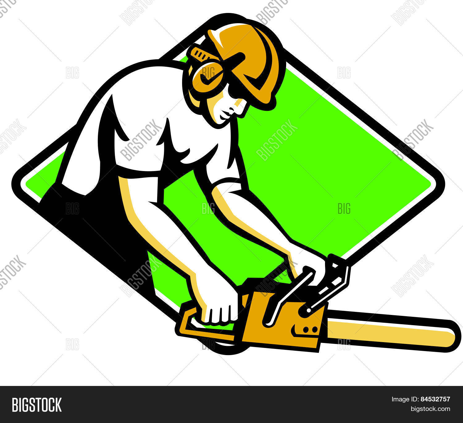 Tree-surgeon- Vector & Photo (Free Trial) | Bigstock