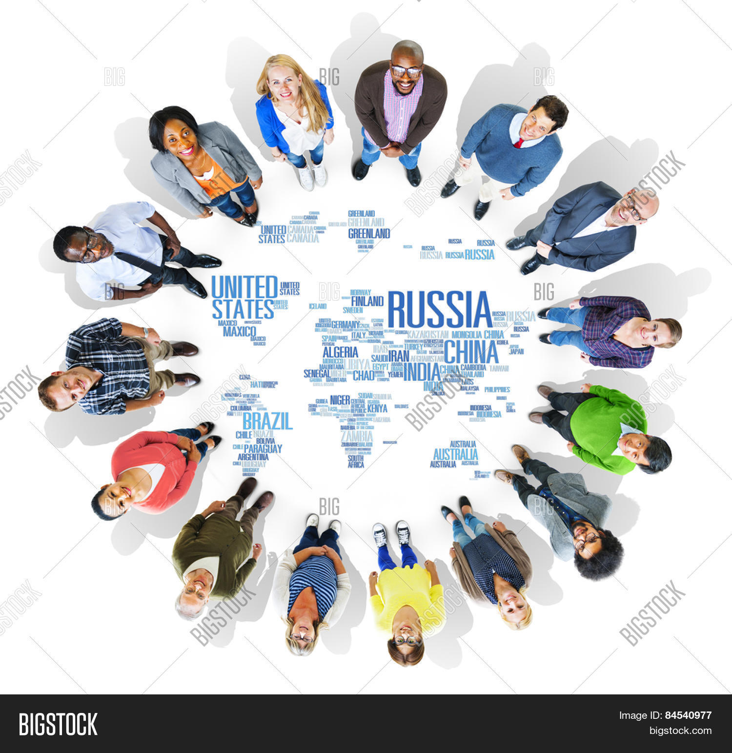 Russia Global World Image & Photo (Free Trial) | Bigstock