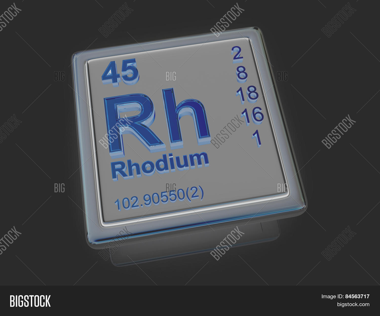 Rhodium. Chemical Image & Photo (Free Trial) | Bigstock