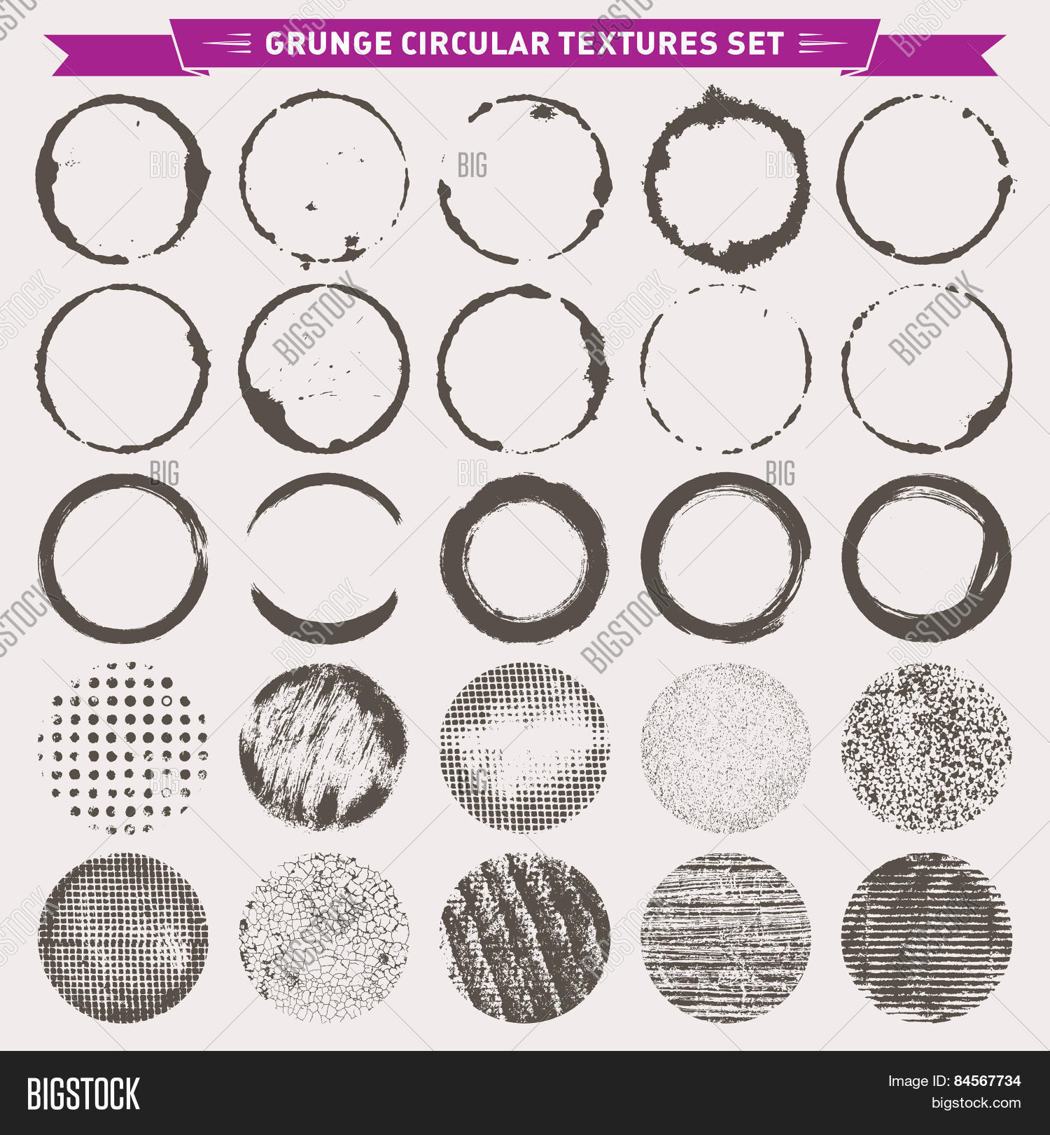 Grunge Circular Vector & Photo (Free Trial) | Bigstock