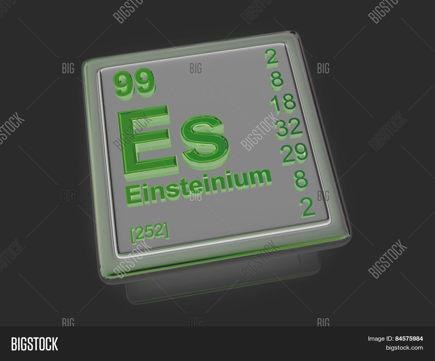 Einsteinium. Chemical Image & Photo (Free Trial) | Bigstock