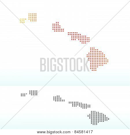 Map Usa Hawaii State Vector & Photo (Free Trial) | Bigstock