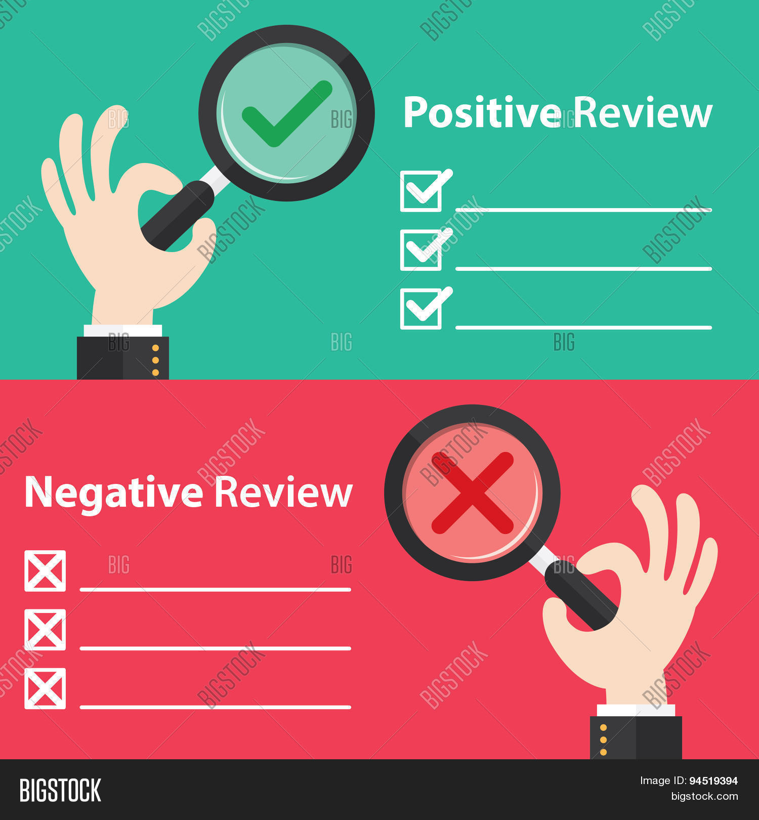 Positive Negative Vector & Photo (Free Trial) | Bigstock