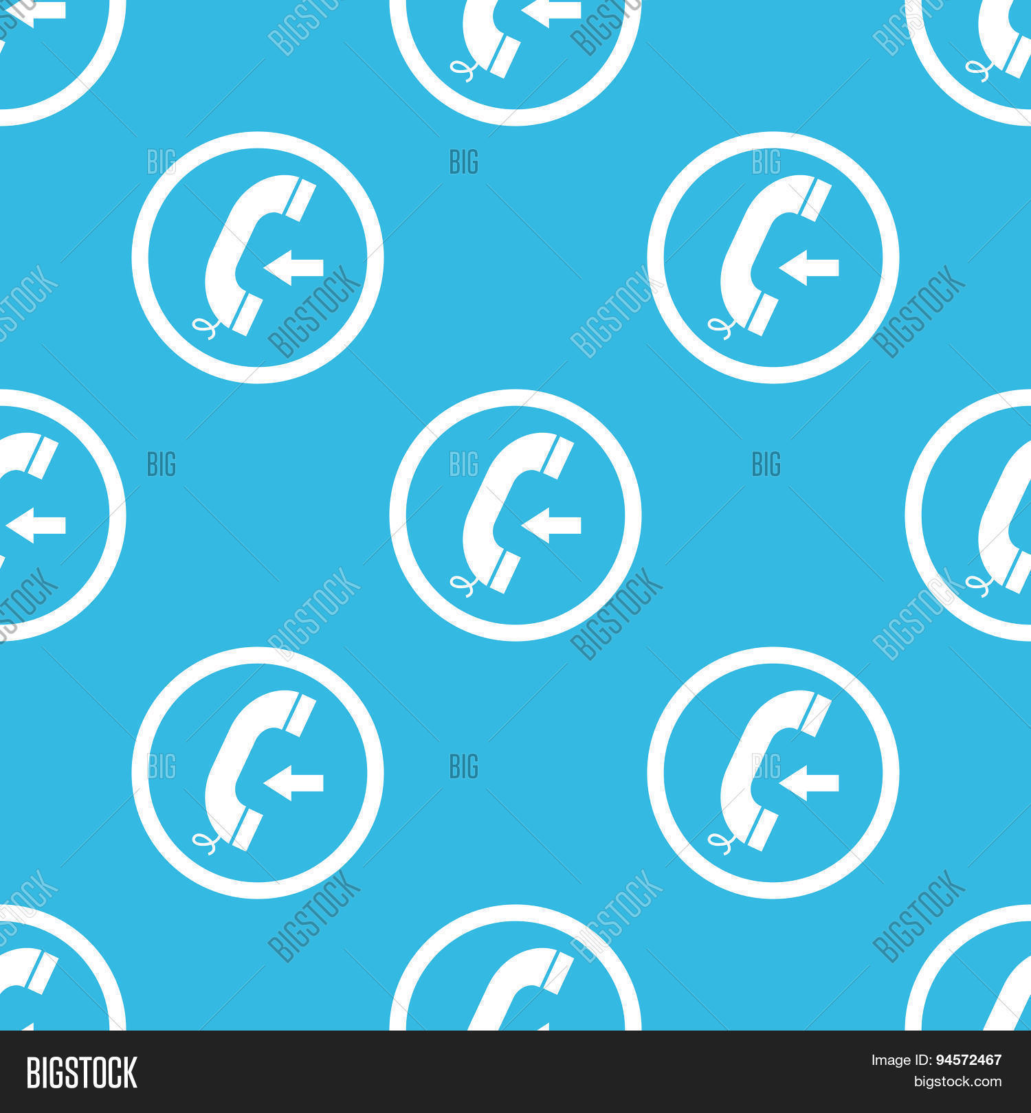 Incoming Call Sign Vector & Photo (Free Trial) | Bigstock