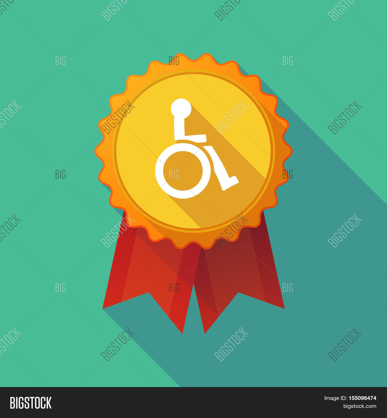 Long Shadow Badge Vector & Photo (Free Trial) | Bigstock
