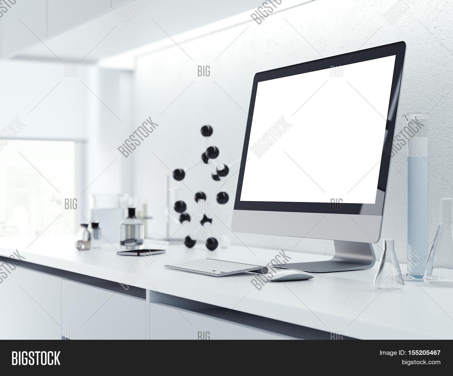 Computer Monitor Blank Image & Photo (Free Trial) | Bigstock