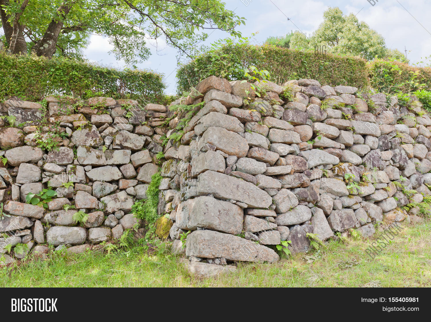 Stone Wall Main Bailey Image & Photo (Free Trial) | Bigstock