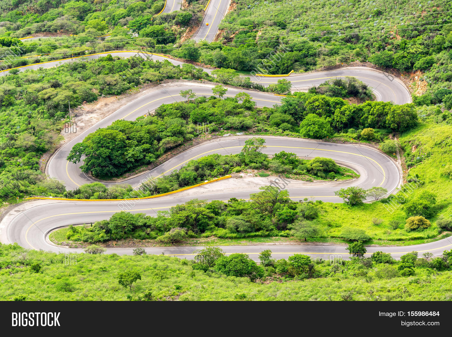 Switchback Road View Image & Photo (Free Trial) | Bigstock