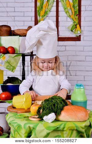 Little Girl Cook Image & Photo (Free Trial) | Bigstock