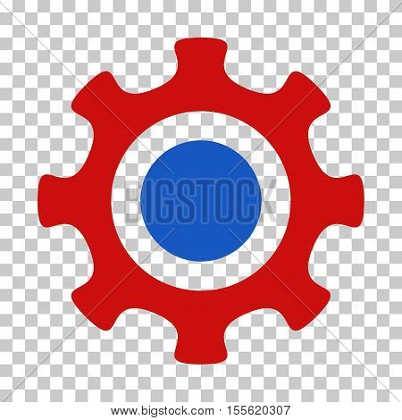 Blue Red Cogwheel Vector & Photo (Free Trial) | Bigstock