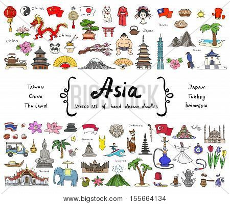 Vector Set Hand Drawn Vector & Photo (Free Trial) | Bigstock