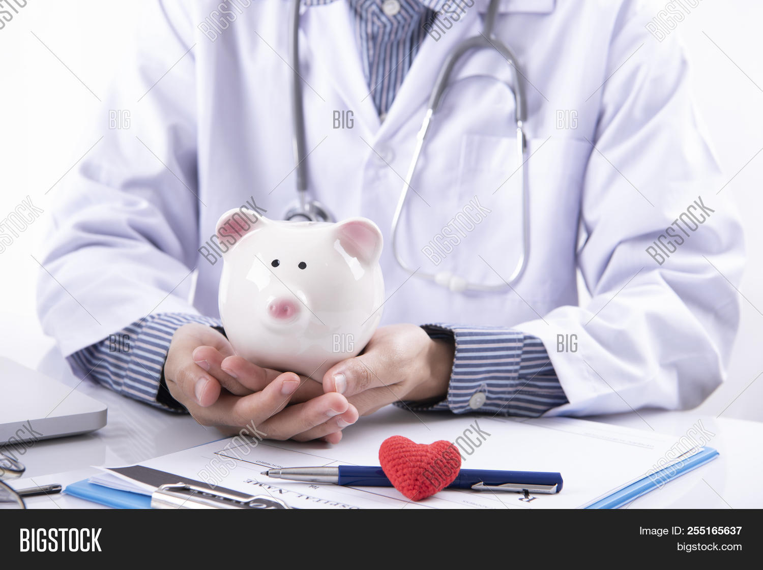 Doctor Piggy Bank On Image & Photo (Free Trial) | Bigstock