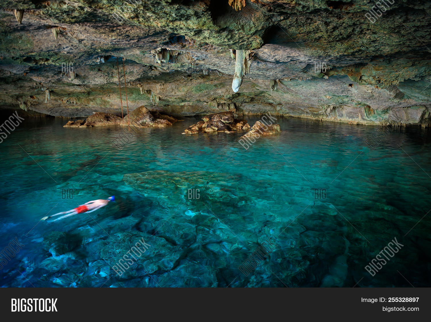 Cenote Dos Ojos Clear Image & Photo (Free Trial) | Bigstock