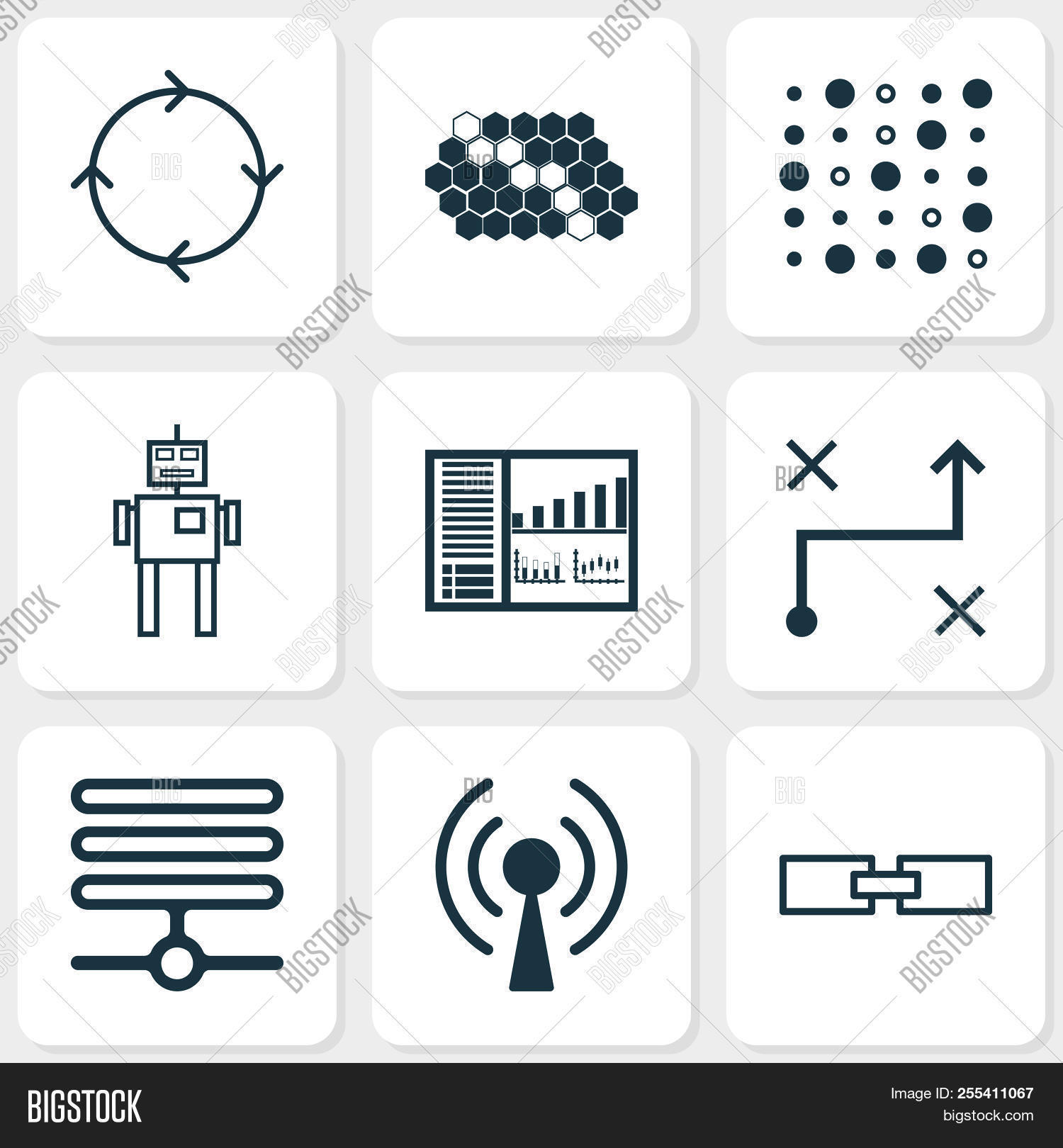 Learning Icons Set Image & Photo (Free Trial) | Bigstock
