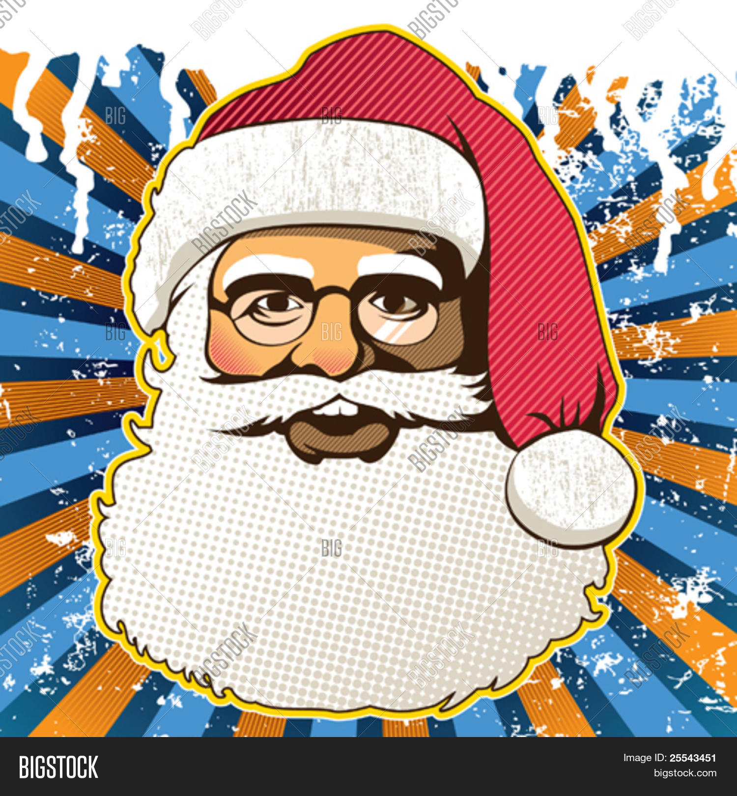 Retro Santa Claus Vector & Photo (Free Trial) | Bigstock