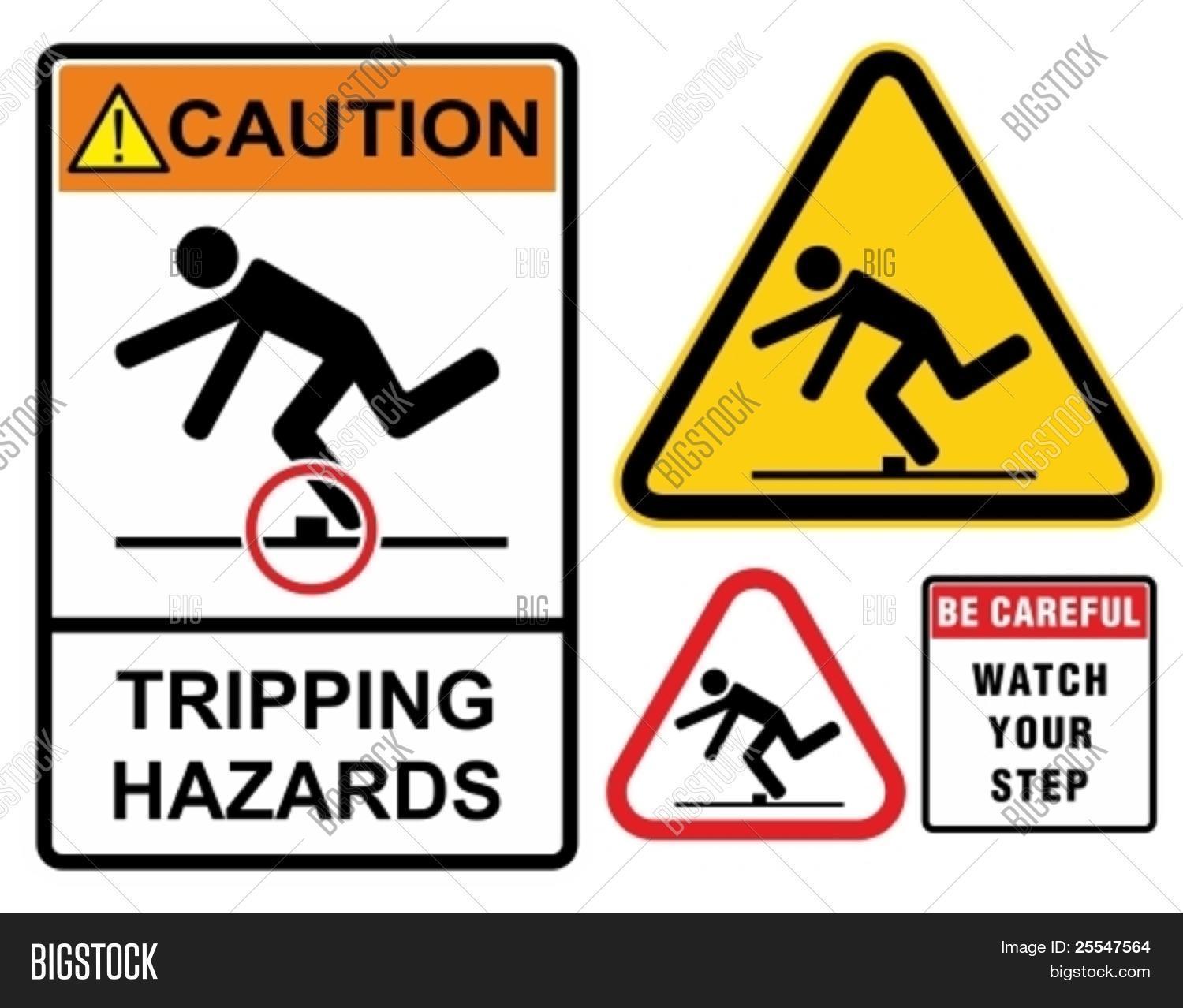 Tripping Hazards, Vector & Photo (Free Trial) | Bigstock