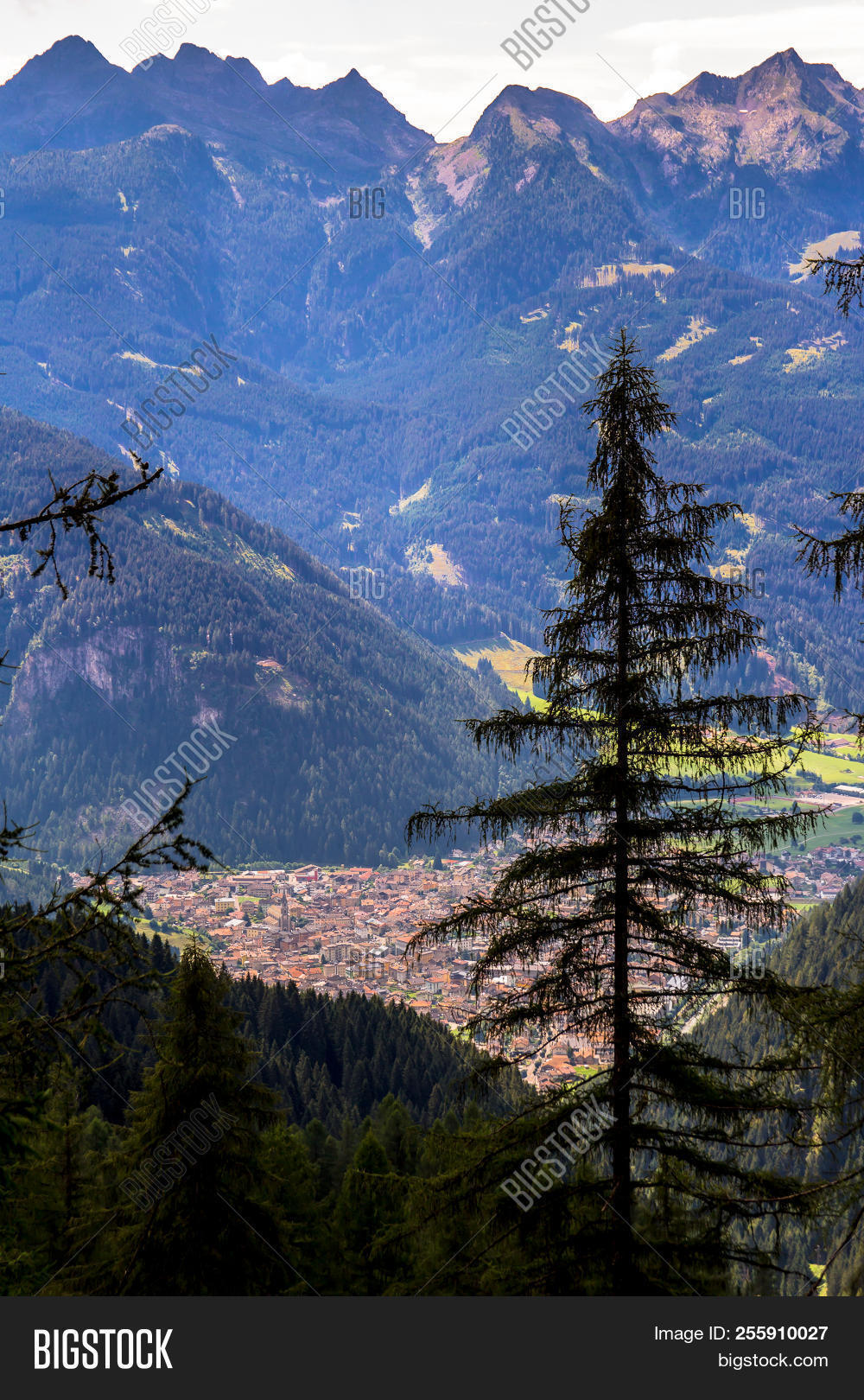 Aerial View Predazzo, Image & Photo (Free Trial) | Bigstock