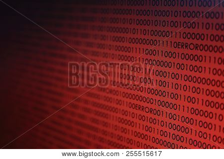 Red Binary Code. Image & Photo (Free Trial) | Bigstock