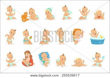 Adorable Happy Baby Vector & Photo (Free Trial) | Bigstock