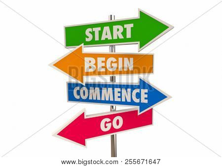 Start Begin Commence Image & Photo (Free Trial) | Bigstock