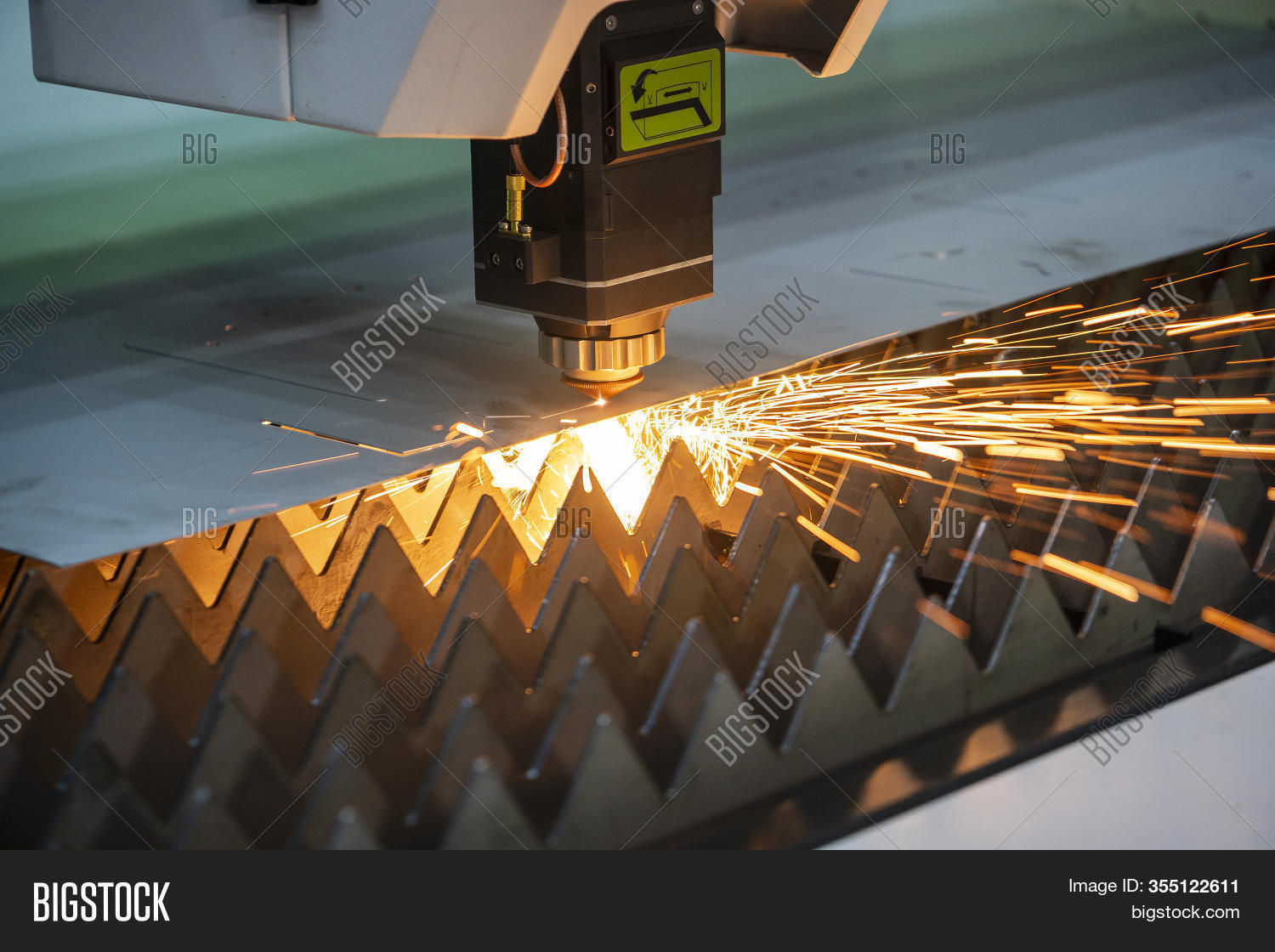Fiber Laser Cutting Image & Photo (Free Trial) | Bigstock