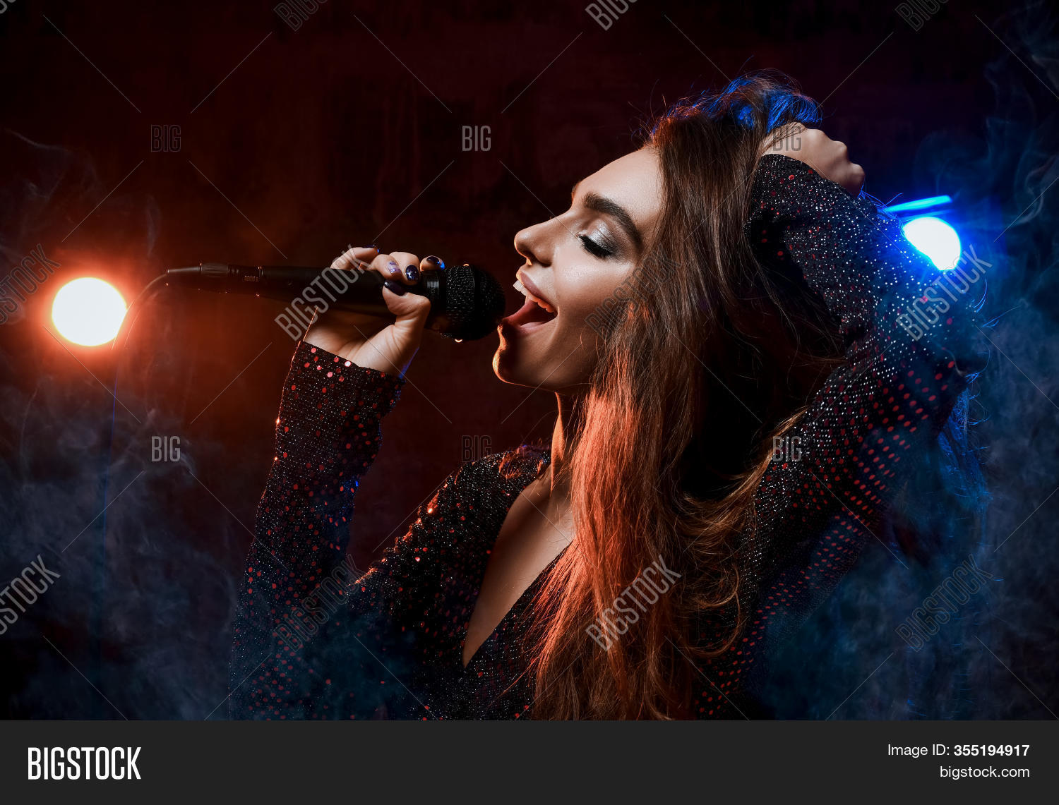 Beautiful Singing Girl Image & Photo (Free Trial) | Bigstock