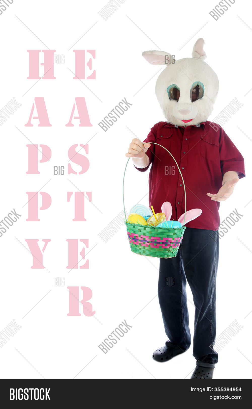 Easter Bunny. Happy Image & Photo (Free Trial) | Bigstock