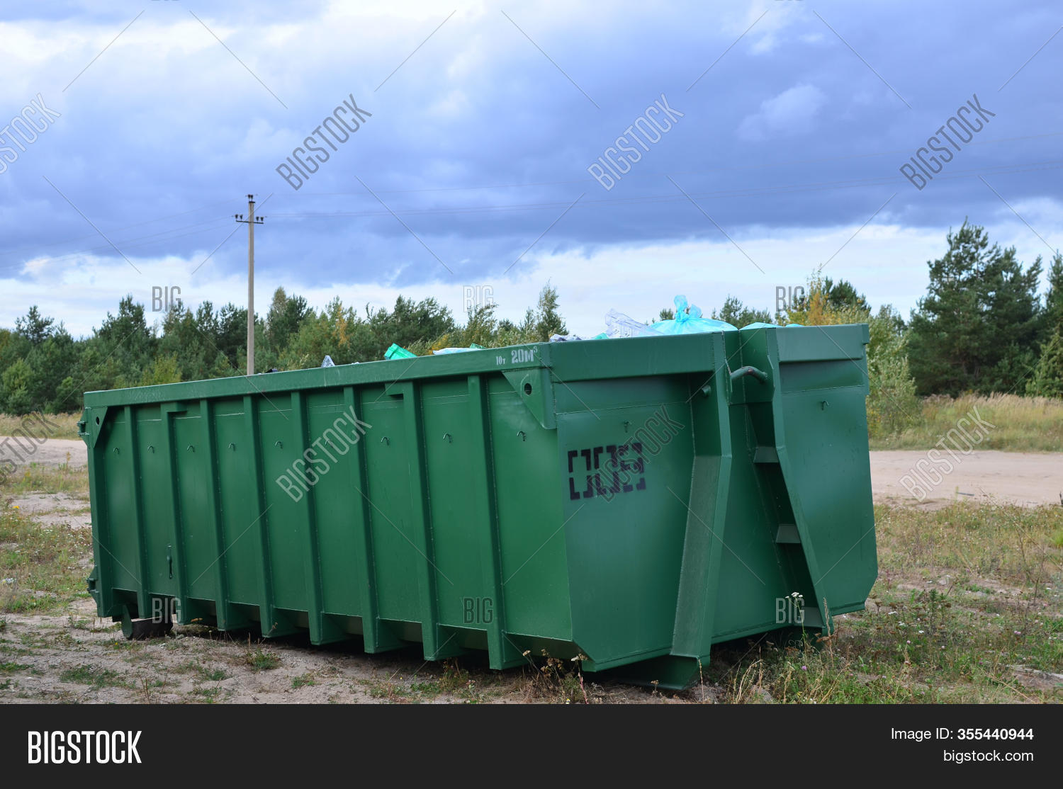 Skip Dumping Image & Photo (Free Trial) | Bigstock