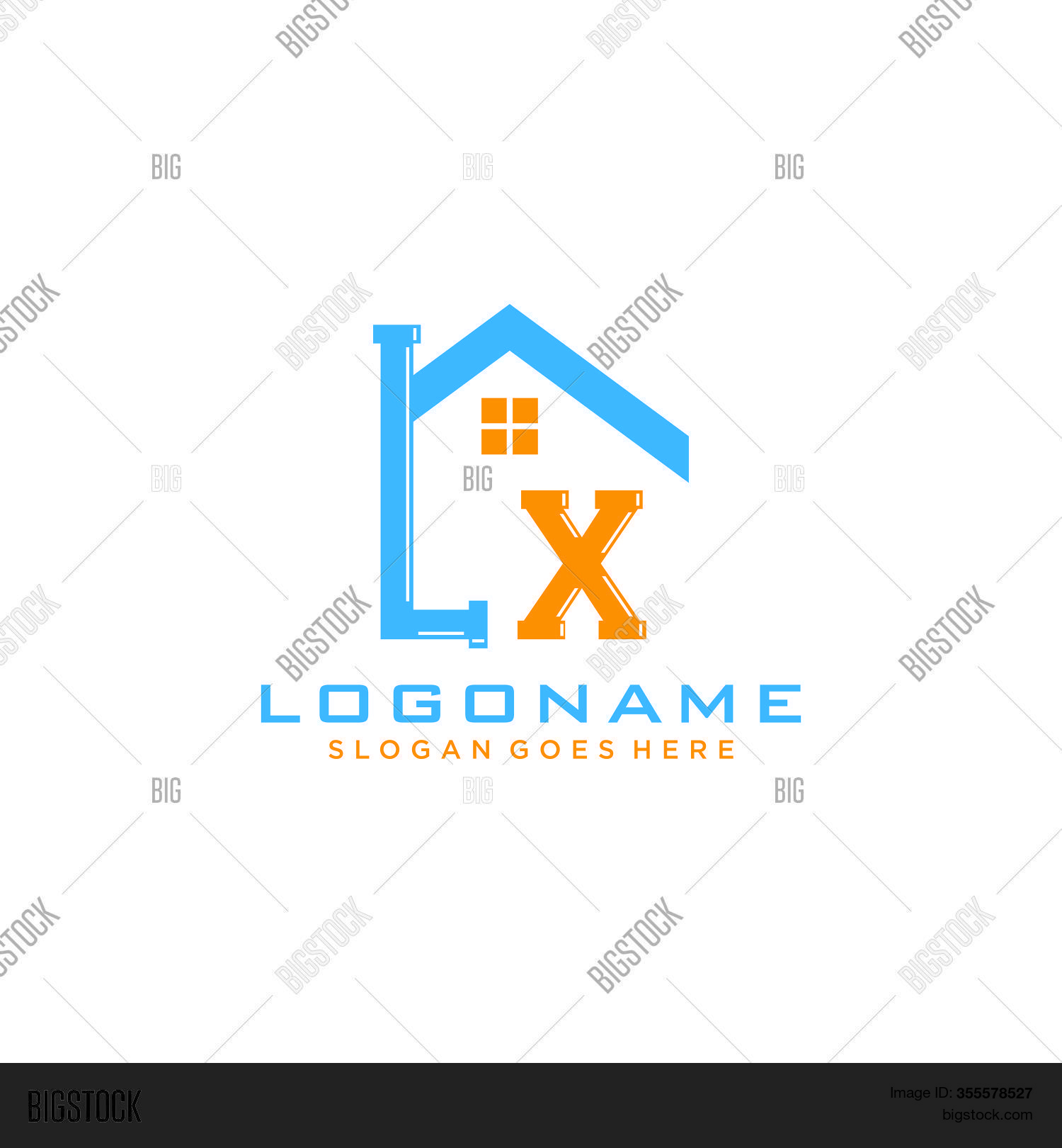 Letter Lx Logo Icon Vector & Photo (Free Trial) | Bigstock