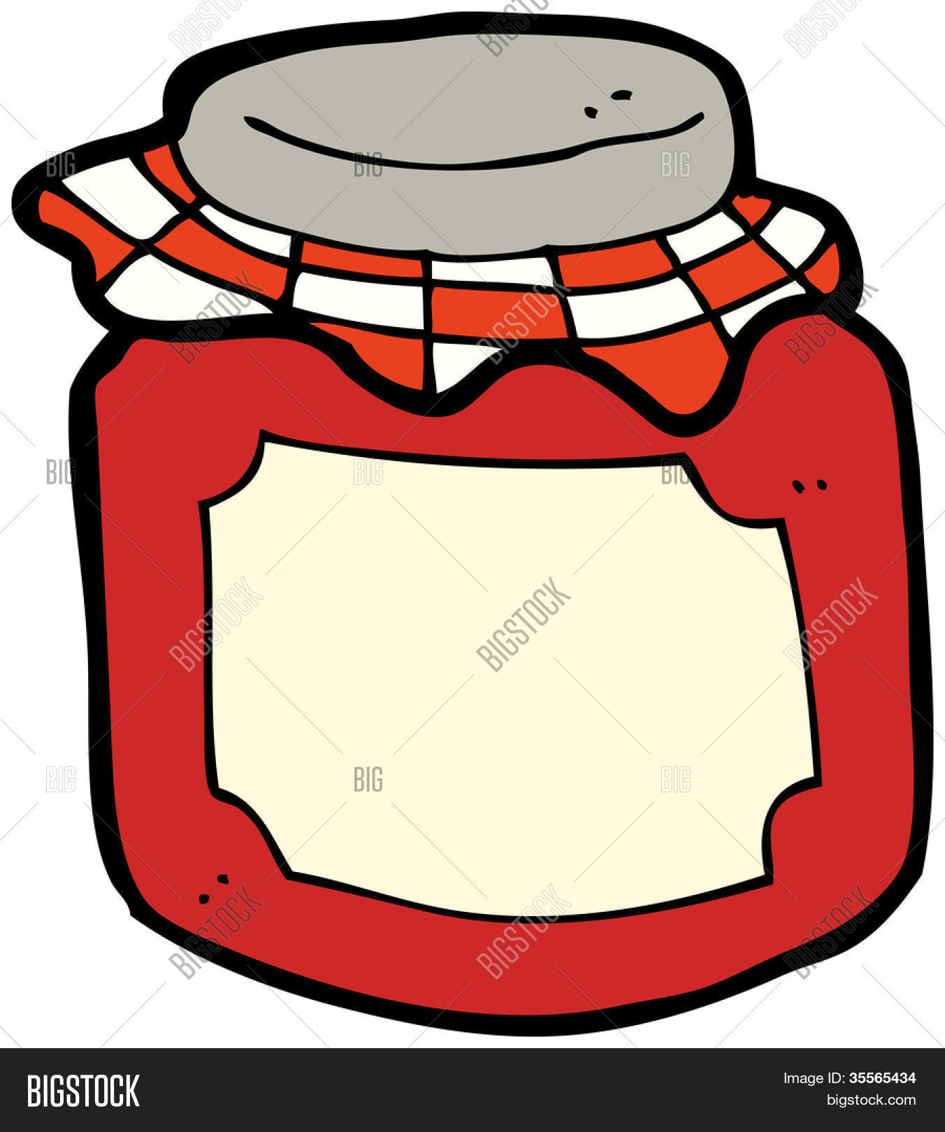 Cartoon Jam Jar Image & Photo (Free Trial) | Bigstock