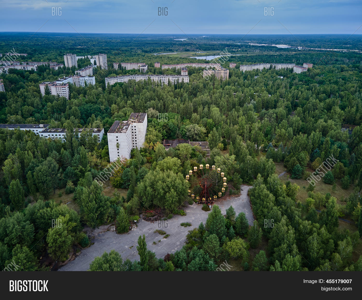 Aerial View Chernobyl Image & Photo (Free Trial) | Bigstock