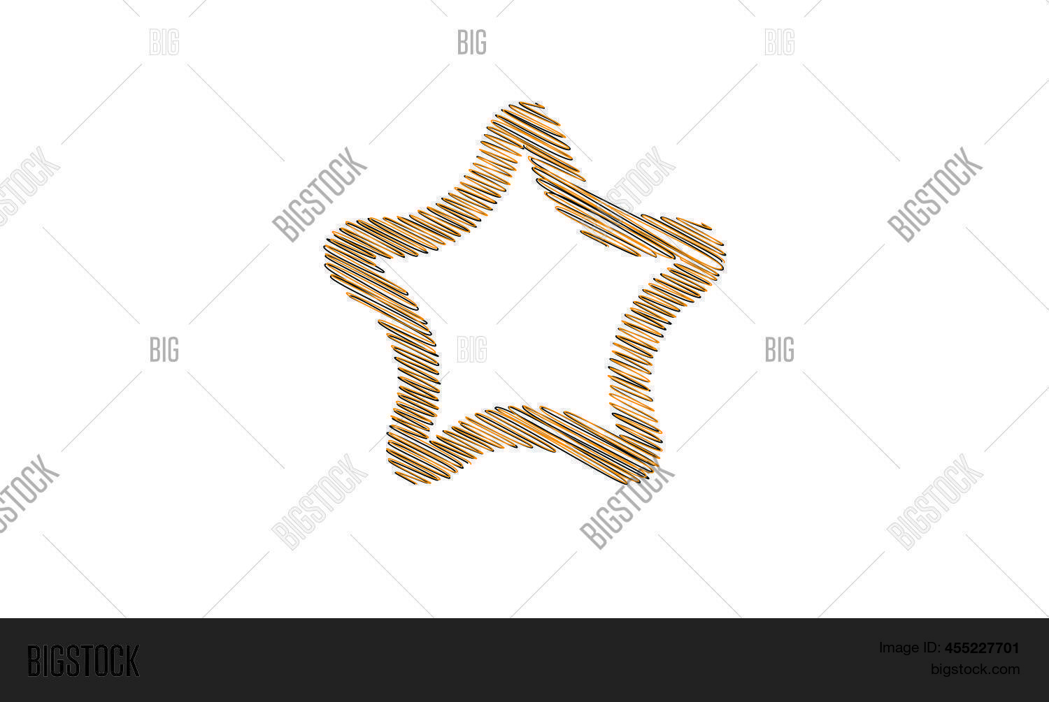 Drawn, Sketch Star. Vector & Photo (Free Trial) | Bigstock